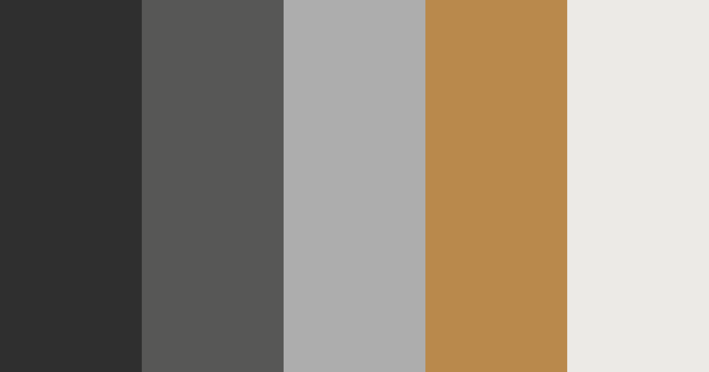 Color Palette Generated Based On 2f2f2f 575756 Adadad B9894c