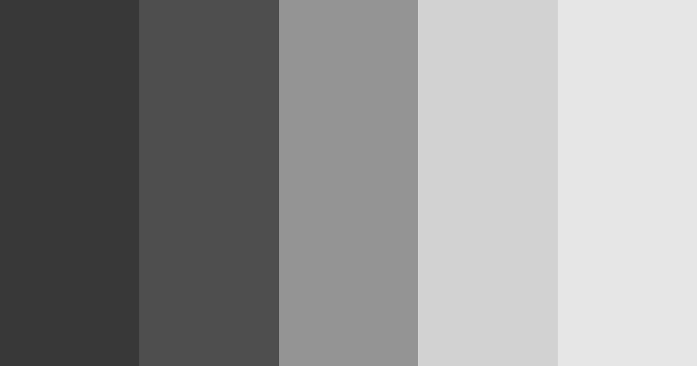 Color Palette generated based on #393939, #4E4E4D, #939391, #D2D2D0 ...