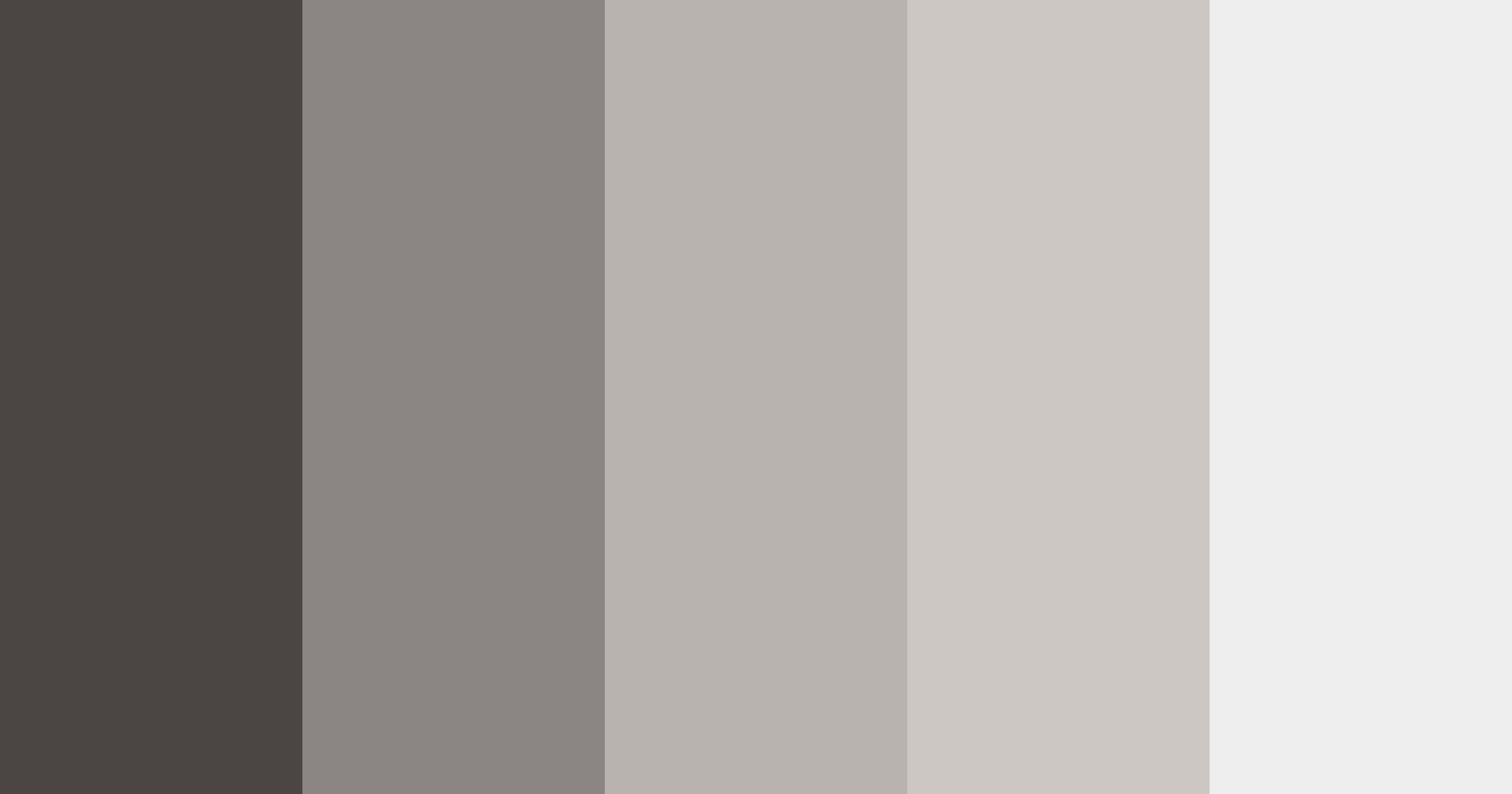 Color Palette generated based on #4B4544, #8B8683, #B8B3AF, #CCC7C3 ...
