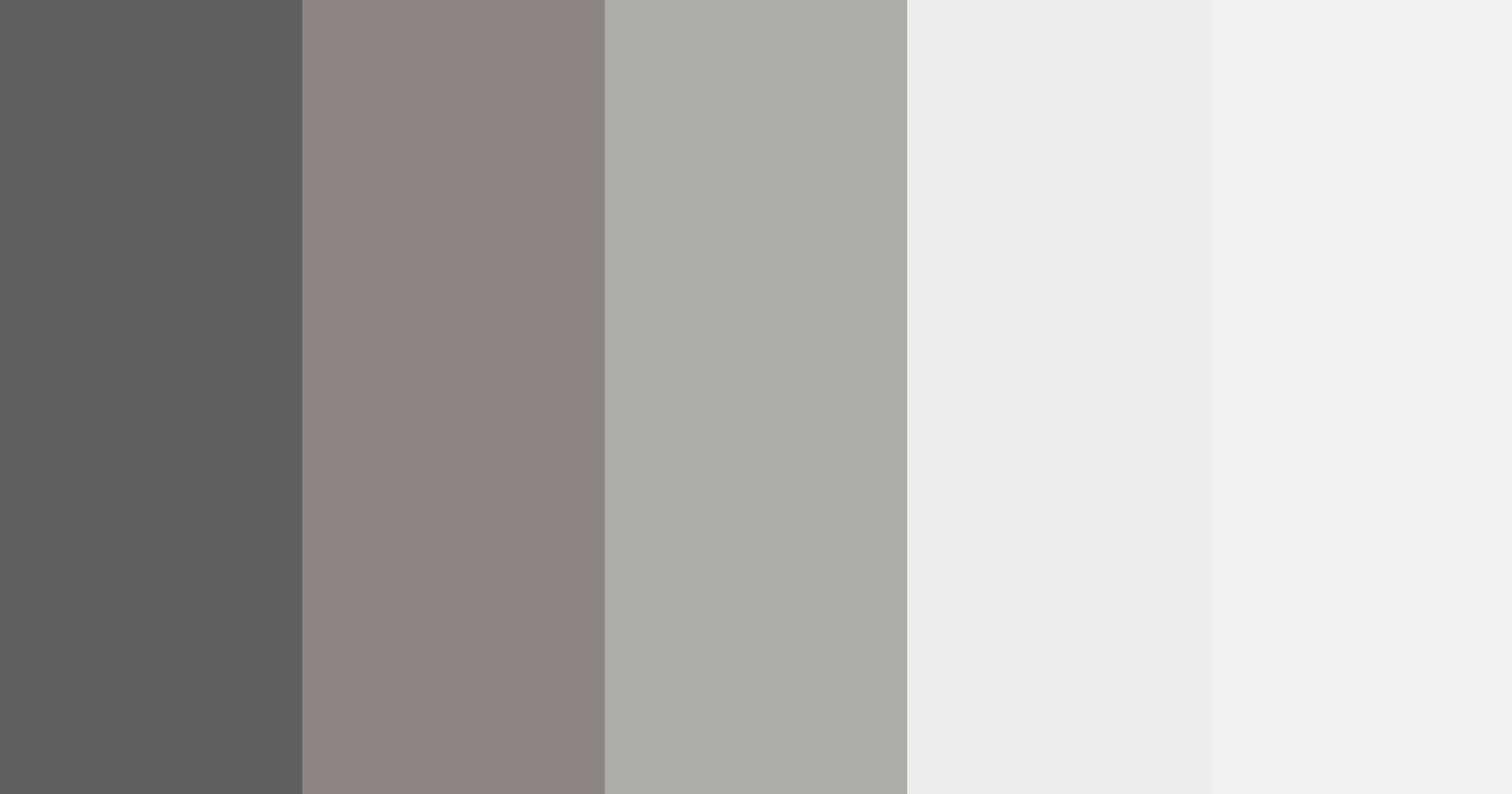 Color Palette generated based on #606060, #8D8685, #ADADA7, #EEEEEE ...